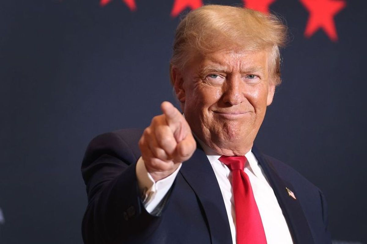 President Donald Trump's Lock Screen Photo Raises Eyebrows Online