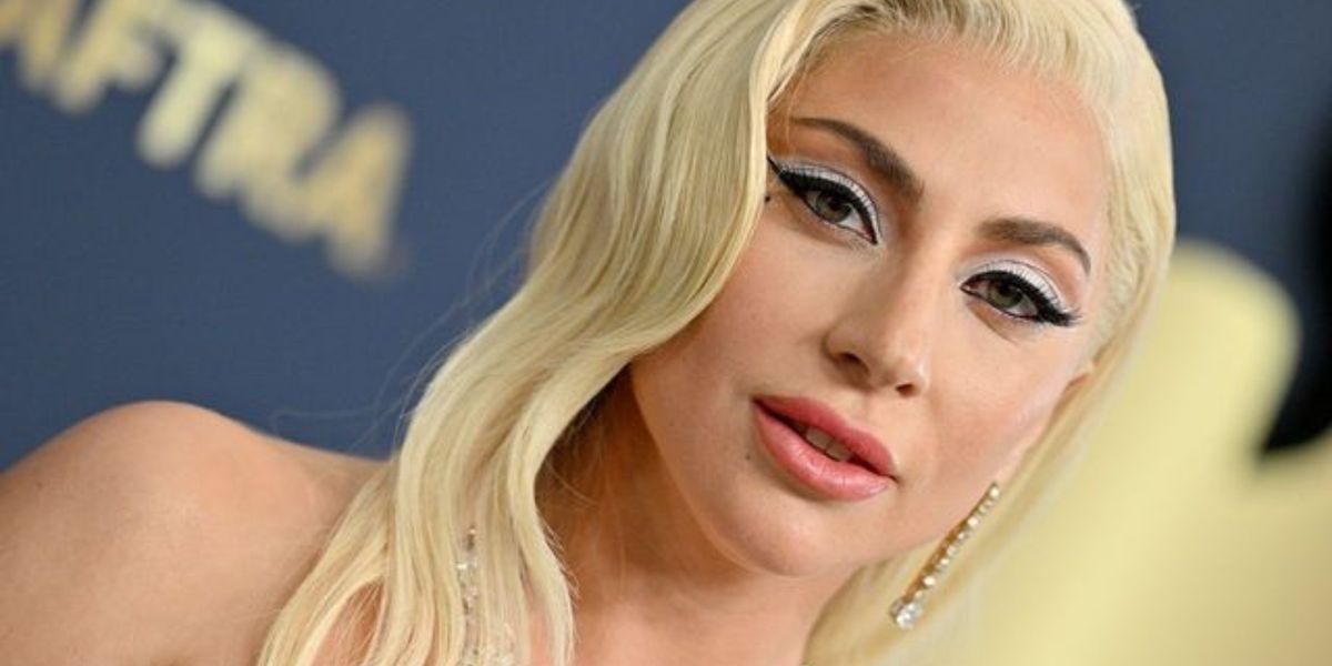 Lady Gaga Turns Heads in a Mint Suit as She Shows Off Dark Hair